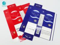 China Custom Design Printed Rectangle Packet Cardboard box For Cigarette Packaging for sale