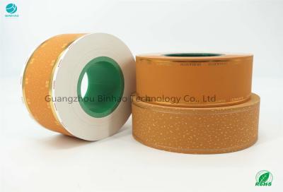 Cina Stagnola gialla di Cork Tipping Paper Hot Stamping 3cm della sigaretta in vendita