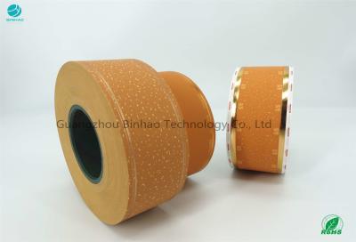 Cina carta di Cork Tipping Paper Yellow Base del centro di 66mm in vendita