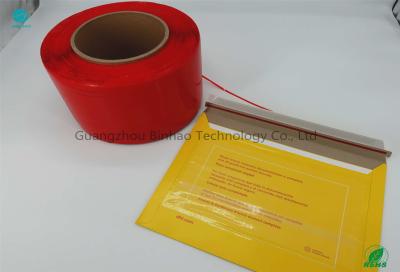 Cina Grande nastro rosso della striscia di strappo per i materiali di MOPP di dimensione del pacchetto preciso 4.0mm in vendita