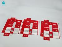 China Custom Color Embossing Logo Rectangle Cardboard Box For Cigarette Packaging for sale