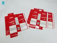 China Custom Color Embossing Logo Rectangle Cardboard Box For Cigarette Packaging for sale