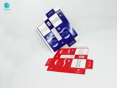Cina Scatola di cartone d'imballaggio della sigaretta blu rossa inoffensiva con progettazione personale in vendita