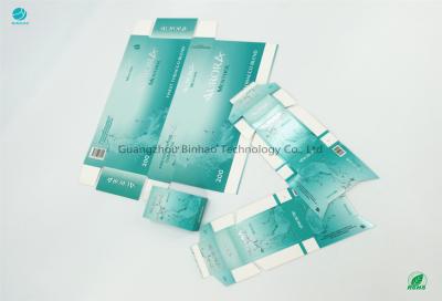 China Umidade macia de superfície de revestimento personalizada 6.0±1.5 da tinta da cor das caixas de cigarro do cartão à venda