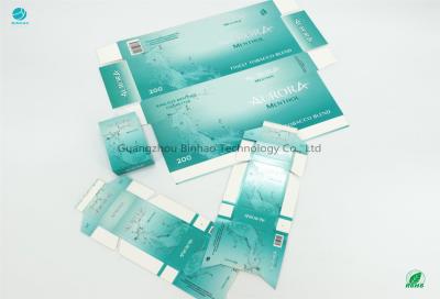 China Umidade macia de superfície de revestimento personalizada 6.0±1.5 da tinta da cor das caixas de cigarro do cartão à venda
