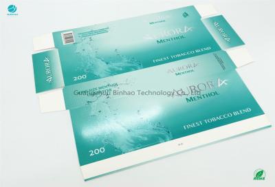 China Umidade macia de superfície de revestimento personalizada 6.0±1.5 da tinta da cor das caixas de cigarro do cartão à venda