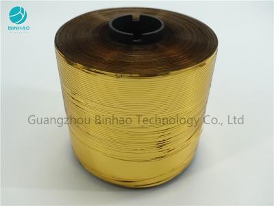 Cina 2 millimetri dell'oro di colore di strappo della striscia del nastro di materiale di Bopp per il contenitore di sigaretta in vendita