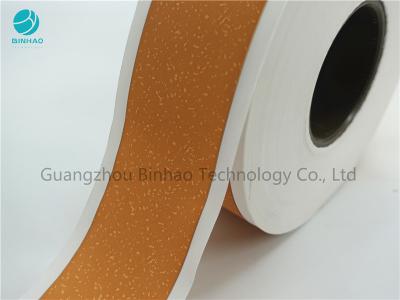 Cina Filtro giallo su ordinazione Rod da Logo Printed 64 millimetro Cork Cigarette Tipping Paper For in vendita
