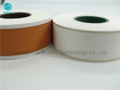 Cina Cork Tipping Paper With Hot stampato sigaretta cruda che timbra la linea dell'oro in vendita