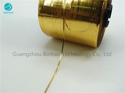 中国 容易な防水2つのMmの熱い溶解の金のストリップの破損テープは袋のシーリングのために開く 販売のため