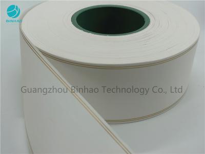中国 白いひっくり返ることは金ライン巻きたばこ用紙を押す400 CUのパーホレーションを壁紙を張る 販売のため