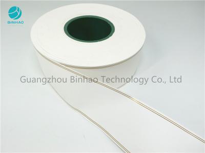 中国 タバコ フィルター棒包装紙34のGsmの白いひっくり返るペーパー 販売のため