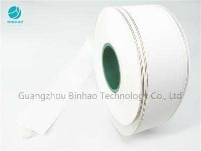 Cina Linea dorata sigaretta bianca di stampa che fornisce di punta carta per lo spostamento della sigaretta in vendita
