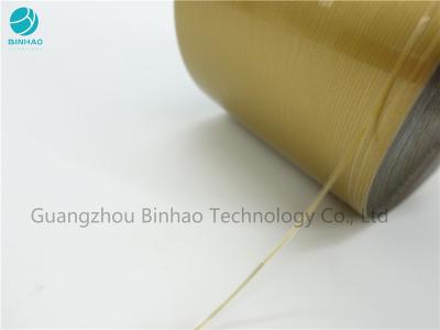 Cina BOPP/nastro dorato materiale dello strappo striscia dell'animale domestico per l'imballaggio del contenitore di sigaretta in vendita