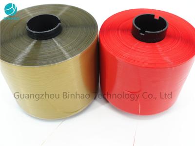 Cina Materiale aperto facile del singolo della colla dell'oro di strappo nastro adesivo brillante laterale BOPP della striscia in vendita