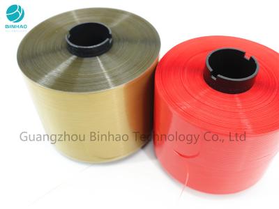 Cina Materiale aperto facile del singolo della colla dell'oro di strappo nastro adesivo brillante laterale BOPP della striscia in vendita