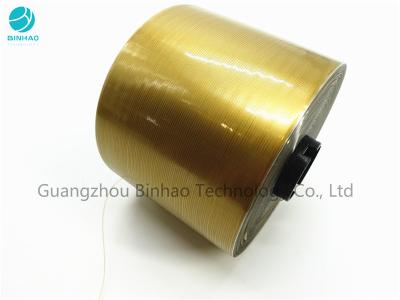 Cina Scatola del tabacco che imballa il nastro impermeabile BOPP dello strappo dell'oro/materiale di MOPP in vendita