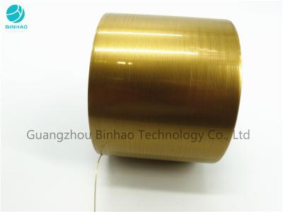 Cina Nastro autoadesivo della striscia di strappo di sicurezza dell'oro pieno per il sigillamento del contenitore di sigaretta in vendita