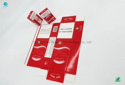 China Impressão deslocada de papel baixa da caixa 225gsm do cigarro para personalizar o projeto e o logotipo à venda