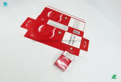 China Impressão deslocada de papel baixa da caixa 225gsm do cigarro para personalizar o projeto e o logotipo à venda