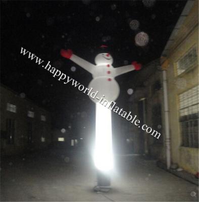 China Absolutely stunning inflatable lightning tube in a shape of a snowman for sale