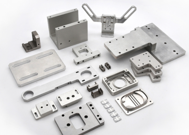 Precision CNC machined aerospace parts in aluminum alloy