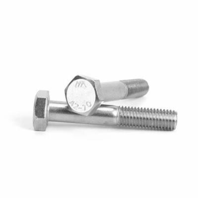 China Hex bolts Custom stainless Steel Hexagon full or half Threaded bolts Hex heavy Head Bolts DIN933 ISO4017 for sale