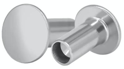 China Wholesale M2 M3 M4 M5 M6 Diameter 2-6mm length 3-30mm Round Flat Truss Head Half Semi Hollow Shank Aluminum Rivet for sale