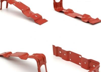 China Yellow Red Sheet Metal Fabrication Parts Customized Aluminium Housing Anodized for sale