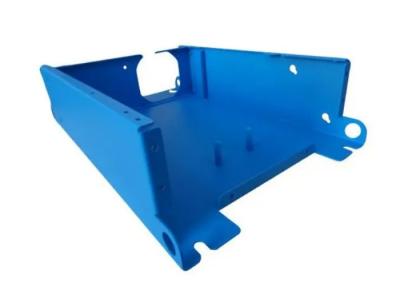 Quality Spray Finishing Blue AL5052 AL7076 Precision Sheet Metal Components Durable for sale