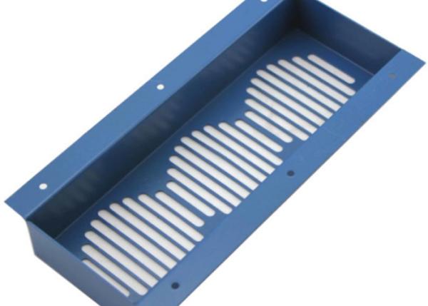 Quality Spray Finishing Blue AL5052 AL7076 Precision Sheet Metal Components Durable for sale