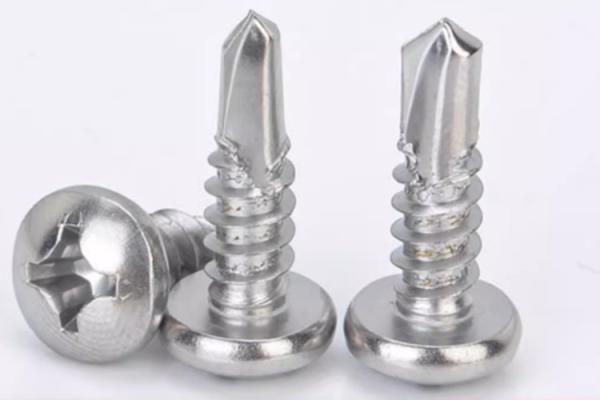 Quality 1/4 5/16 ASTM A193 A194 Round head slotted Self Tapping Screws SUS304 SUS316 A2 for sale