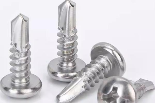 Quality 1/4 5/16 ASTM A193 A194 Round head slotted Self Tapping Screws SUS304 SUS316 A2 for sale