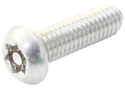 China Customized Zinc Plated Steel zinc plated Security Screw With Sharp Point Coarse Thread for sale
