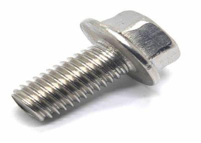 China Stainless Steel Plain SS304 SS316 Hexagon Flange Heavy  Metal Bolt With Nut  Plain DIN6921 for sale