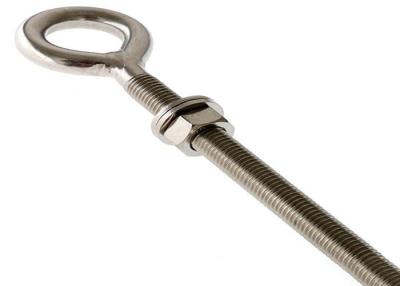 중국 M18 맞춤 스테인리스 스틸 SS 304 316 316L 폴란드 평면 끝 눈 갈고리 금속 볼트 판매용