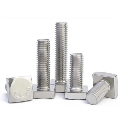 Китай 18-8 A2 A4 SS316 SS304 SS316L Нержавеющая сталь Неоксидантная квадратная голова молота T Металлический болт GB 37 продается