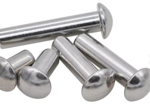 Quality 7/8 7/16 1/2 Stainless Steel solid rivet SUS 304 SUS 316 A2 A4-80 Round head rivet plain finish for sale