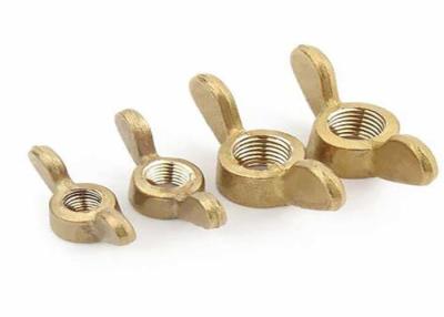 China Grade 10.9 Carbon Steel Yellow Zinc Plated Butterfly Wing Bolt And Nut DIN314 for sale