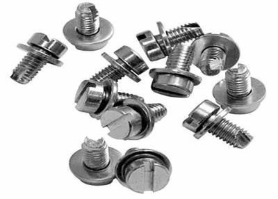 China M4  Stainless Steel SS ANSI A2 A4 70 80 Slotted Pan Head Screw Assembled With Washer Assortment for sale