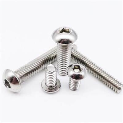 China M5 M6 Super Duplex Stainless steel Pan Head machine Screw  ISO7380 for sale