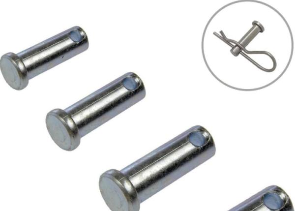 Quality M5 M6 M8 Super Duplex Stainless Steel Clevis Pins With Small Head Hole Circlip for sale