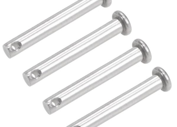 Quality M5 M6 M8 Super Duplex Stainless Steel Clevis Pins With Small Head Hole Circlip for sale