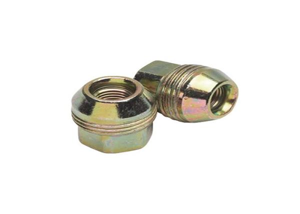 Quality M12x1.125 Carbon Steel Grade 10.9 12.9 Wheel Lug Nut Cadmium Plated for sale