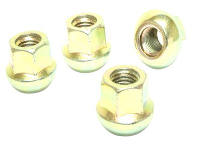 Quality M12x1.125 Carbon Steel Grade 10.9 12.9 Wheel Lug Nut Cadmium Plated for sale