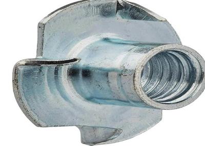 China M8  A325 Steel Zinc Plating 4 Claw 4 Prong Furniture Tee Nut With Pronge DIN1624 for sale