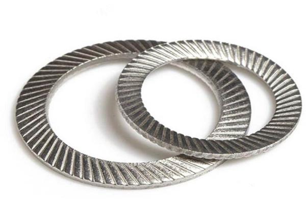 Quality M8 M10 SS316 316L A2 70 Stainless Steel Plain Double Fold Self Locking Washer for sale