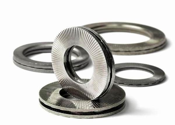 Quality M8 M10 SS316 316L A2 70 Stainless Steel Plain Double Fold Self Locking Washer for sale