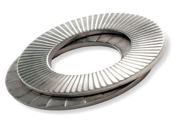 Quality M8 M10 SS316 316L A2 70 Stainless Steel Plain Double Fold Self Locking Washer for sale