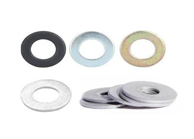 China Klasse 5 Klasse 2 Klasse 2 Klasse 5 Titanium Plain Zinc Flat Plain Washer Gasket DIN125 Te koop